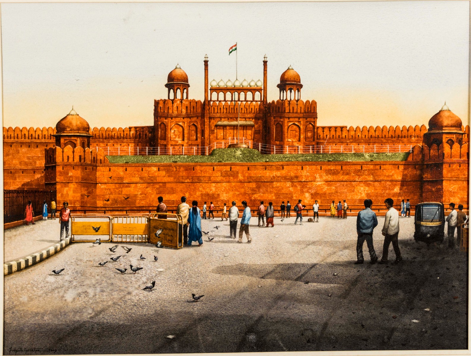 Red Fort Painting